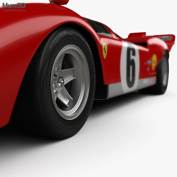 Ferrari 512 S 1970 3D model - Download Sports car on 3DModels.org