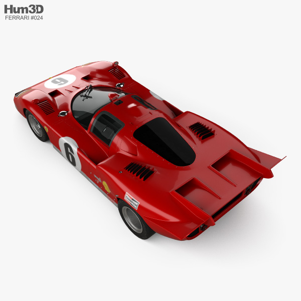 Ferrari 512 S 1970 3D model - Download Sports car on 3DModels.org