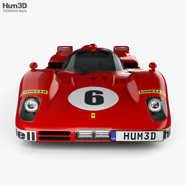 Ferrari 512 S 1970 3D model - Download Sports car on 3DModels.org