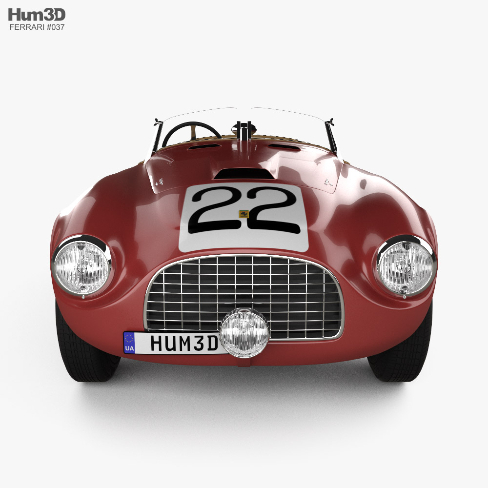 Ferrari 166MM Le Mans 1952 3D model - Download Sports car on 3DModels.org