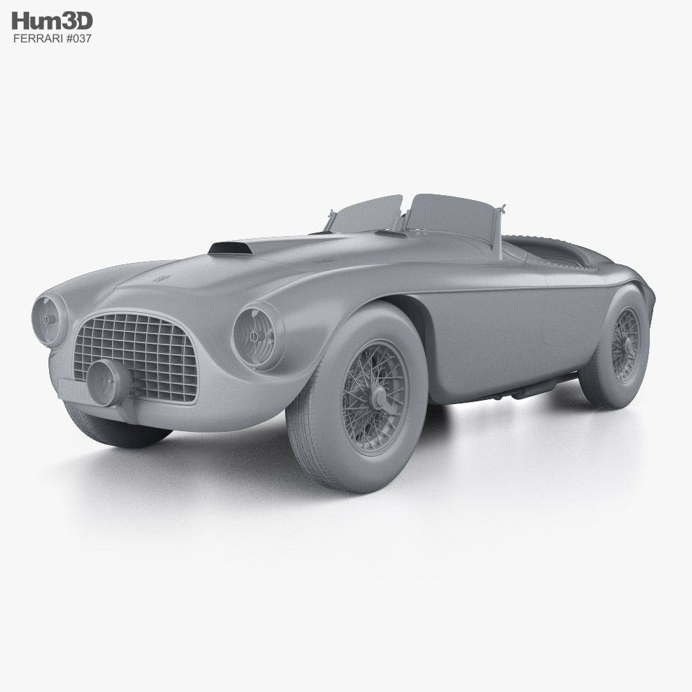 Ferrari 166MM Le Mans 1952 3D model - Download Sports car on 3DModels.org