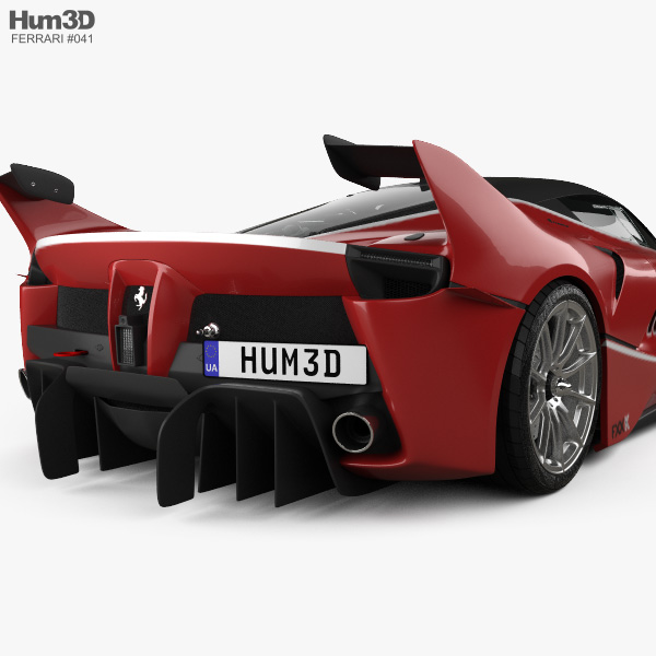 Ferrari FXX-K 2017 3D model - Download Sports car on 3DModels.org