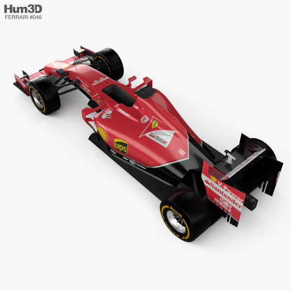 Ferrari F14 T 2014 3D model - Download Sports car on 3DModels.org