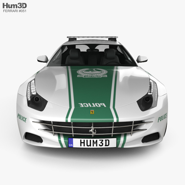 Ferrari FF Police Dubai 2016 3D model - Download Sports car on 3DModels.org