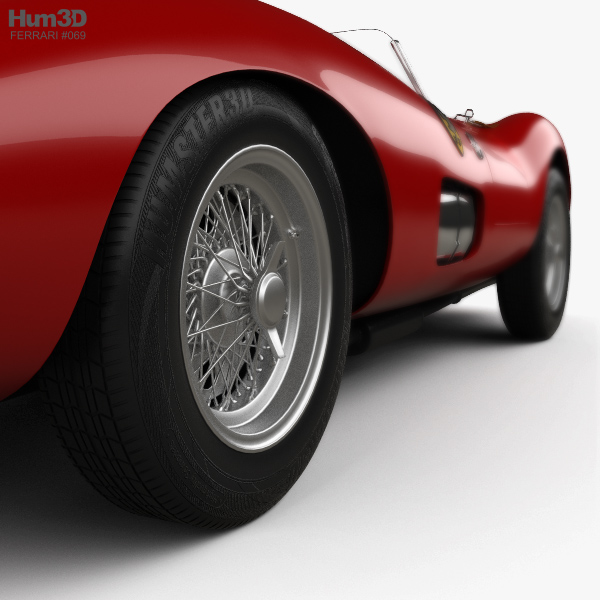 Ferrari 335 S Spider Scaglietti 1957 3D model - Download Sports car on ...