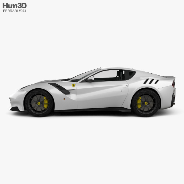 Ferrari F12 TDF 2017 3D model - Download Sports car on 3DModels.org
