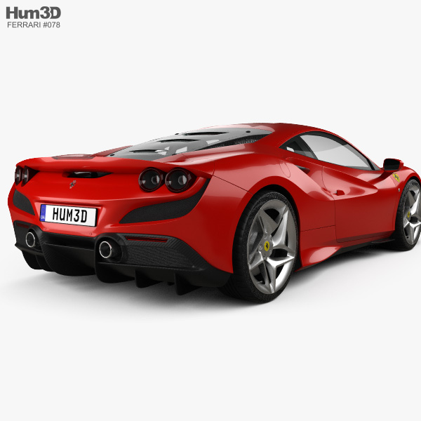 Ferrari F8 Tributo 2021 3D model - Download Sports car on 3DModels.org