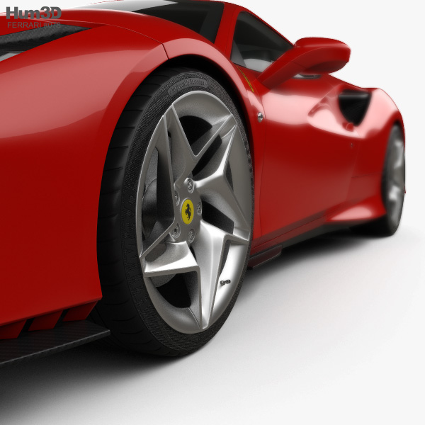 Ferrari F8 Tributo 2021 3D model - Download Sports car on 3DModels.org