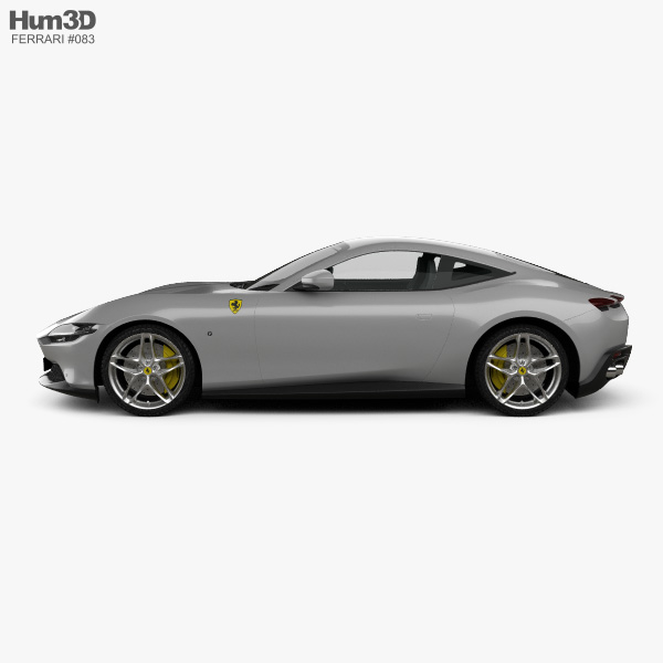法拉利 罗马 2023 3D模型 - 下载 Sports car on 3DModels.org