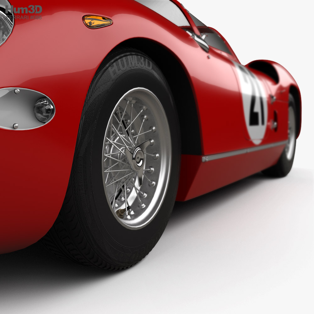 Ferrari 250 P 1963 3D model - Download Sports car on 3DModels.org