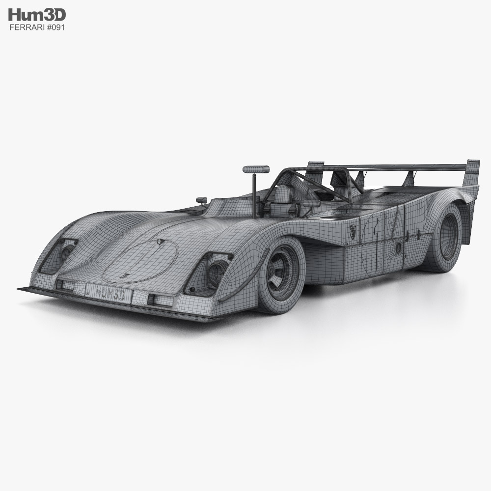 Ferrari 312 PB 1975 3D model - Download Sports car on 3DModels.org