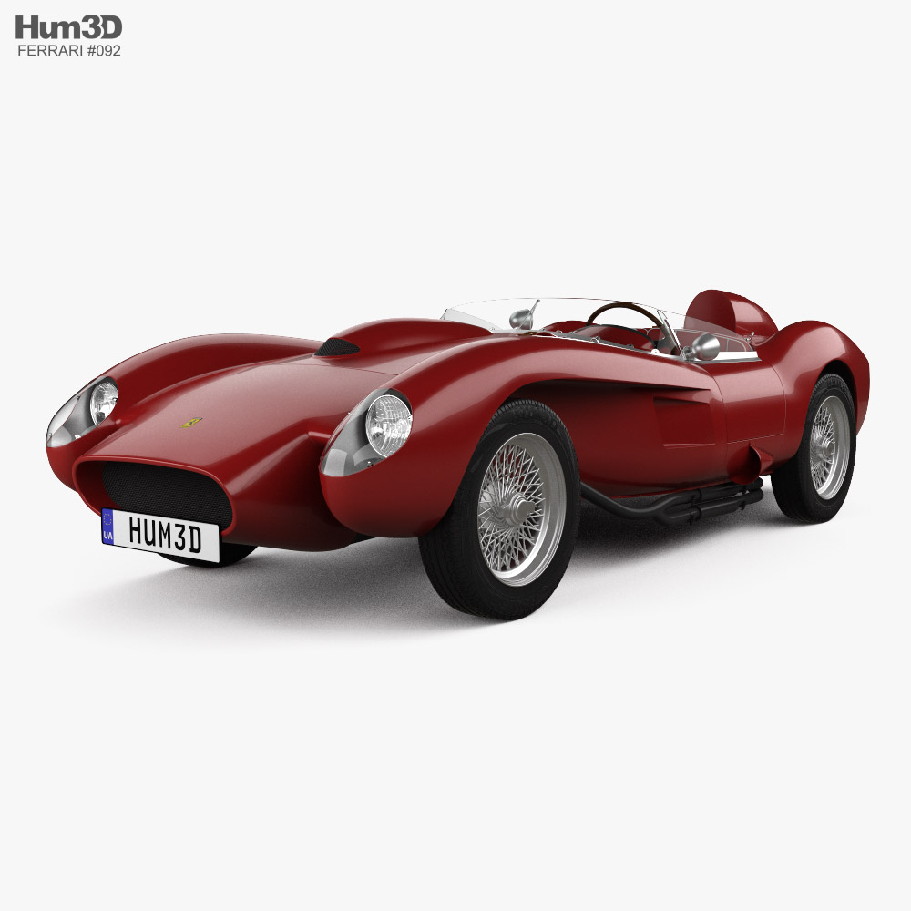Ferrari Testa Rossa 1960 3D model - Download Sports car on 3DModels.org