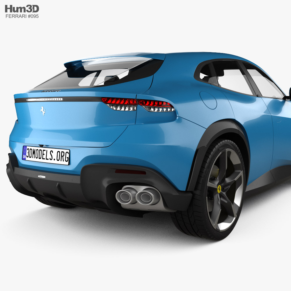 Ferrari Purosangue 2025 3D model - Download Crossover SUV on 3DModels.org