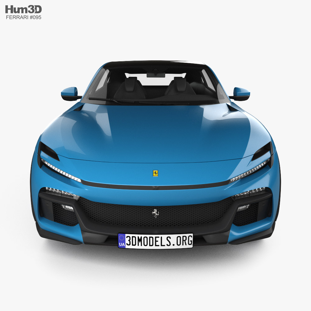Ferrari Purosangue 2025 3D model - Download Crossover SUV on 3DModels.org