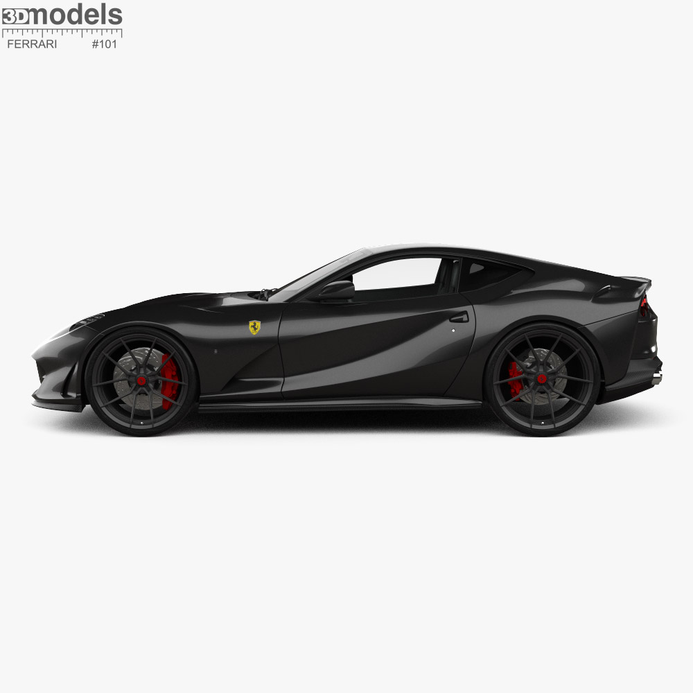 Ferrari 812 Superfast Cardusio 2020 3D model - Download Sports car on ...