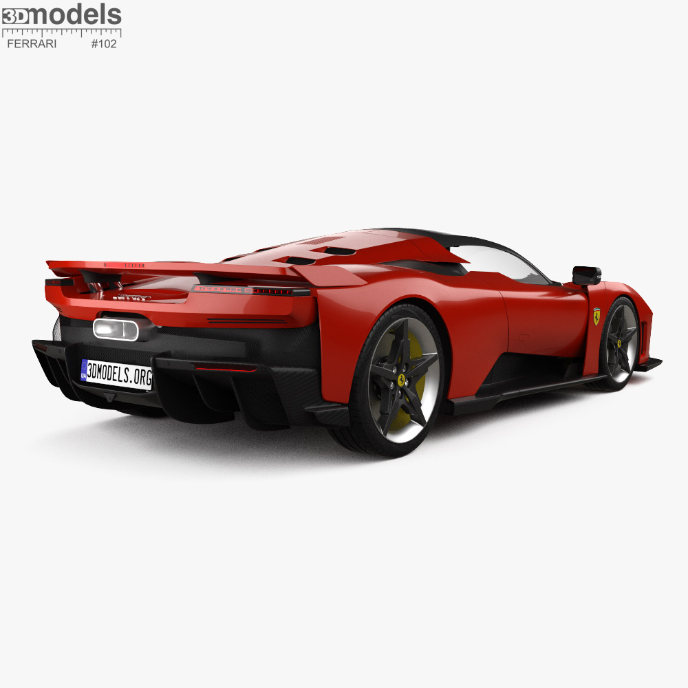 Ferrari F80 2025 3D 모델 - 다운로드 Sports car on 3DModels.org