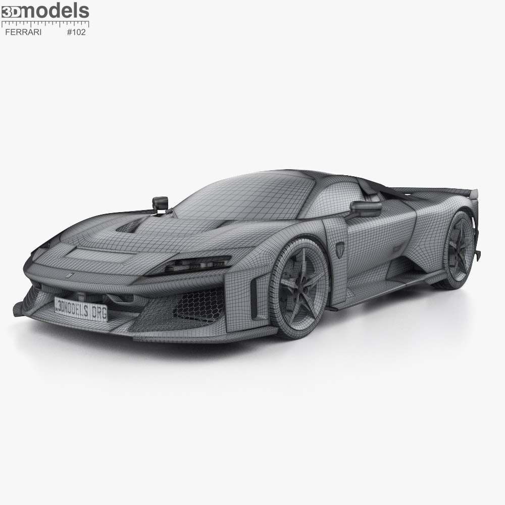 Ferrari F80 2025 3D model - Download Sports car on 3DModels.org