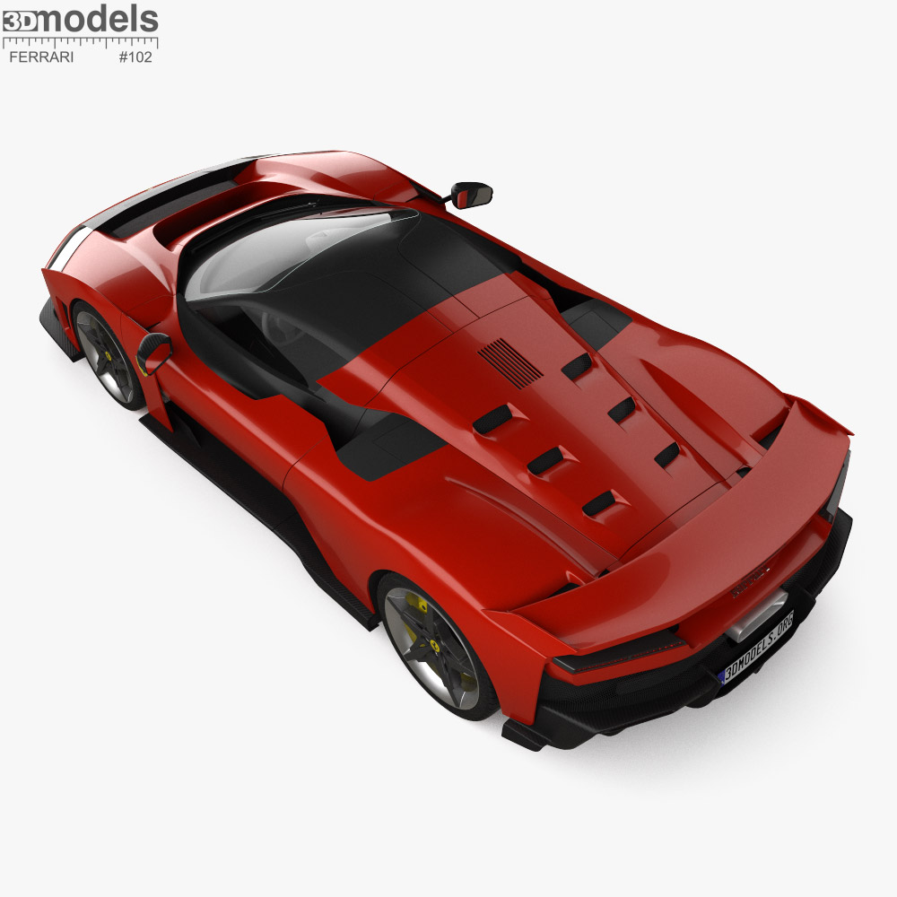 Ferrari F80 2025 3D model - Download Sports car on 3DModels.org