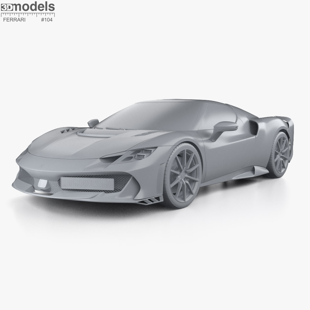 Ferrari 296 Speciale 2025 3D model - Download Sports car on 3DModels.org