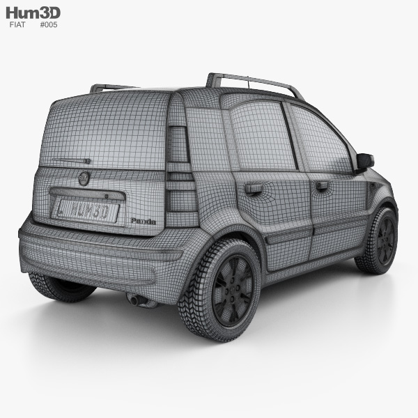 Fiat Panda 2012 Modelo 3D - Descargar Hatchback activado 3DModels.org