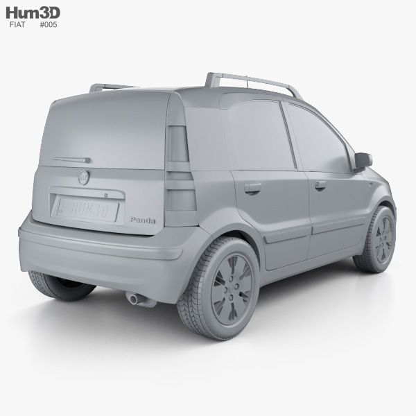 Fiat Panda 2012 Modelo 3D - Descargar Hatchback activado 3DModels.org