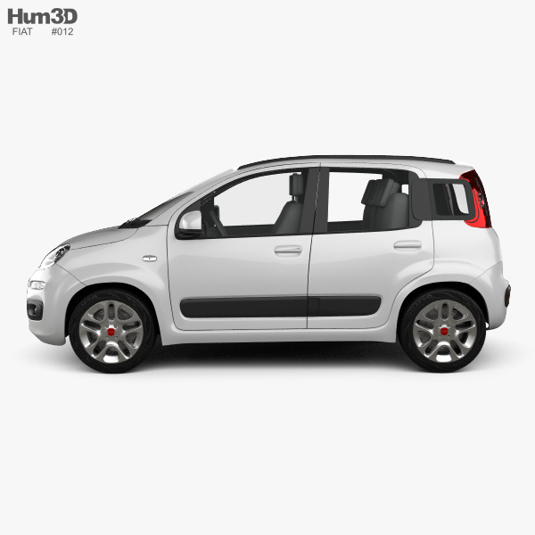 Fiat Panda 2014 3D model - Download Hatchback on 3DModels.org