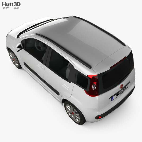 Fiat Panda 2014 3D model - Download Hatchback on 3DModels.org