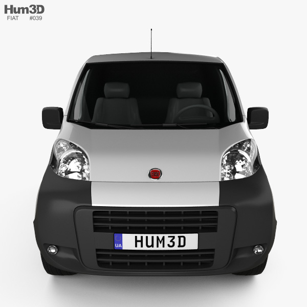 Fiat Fiorino Panel Van 2014 3D model - Download Van on 3DModels.org
