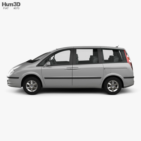 Model 3D Fiat Ulysse 2010 - Descarcă Van pe 3DModels.org