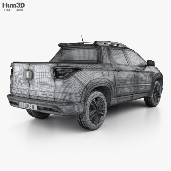 Fiat Toro 2019 Modelo 3D - Baixar Pickup no 3DModels.org