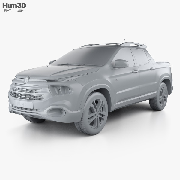 Fiat Toro 2019 Modelo 3D - Descargar Pickup activado 3DModels.org