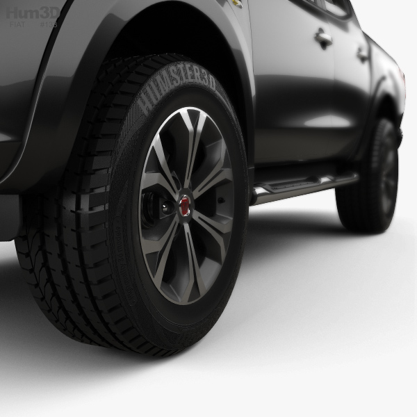 Fiat Fullback Double Cab with HQ interior 2019 3D model - Download ...