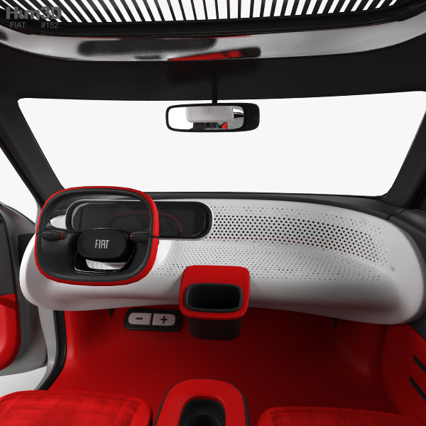 Fiat Centoventi con interior 2020 Modelo 3D - Descargar Hatchback on ...