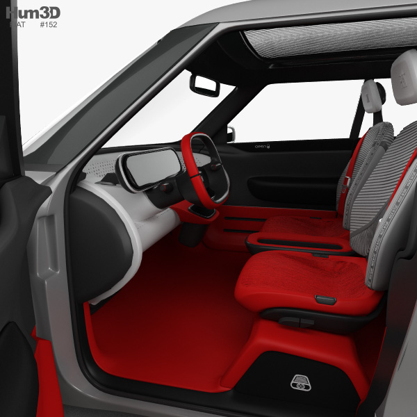 Fiat Centoventi con interior 2020 Modelo 3D - Descargar Hatchback on ...