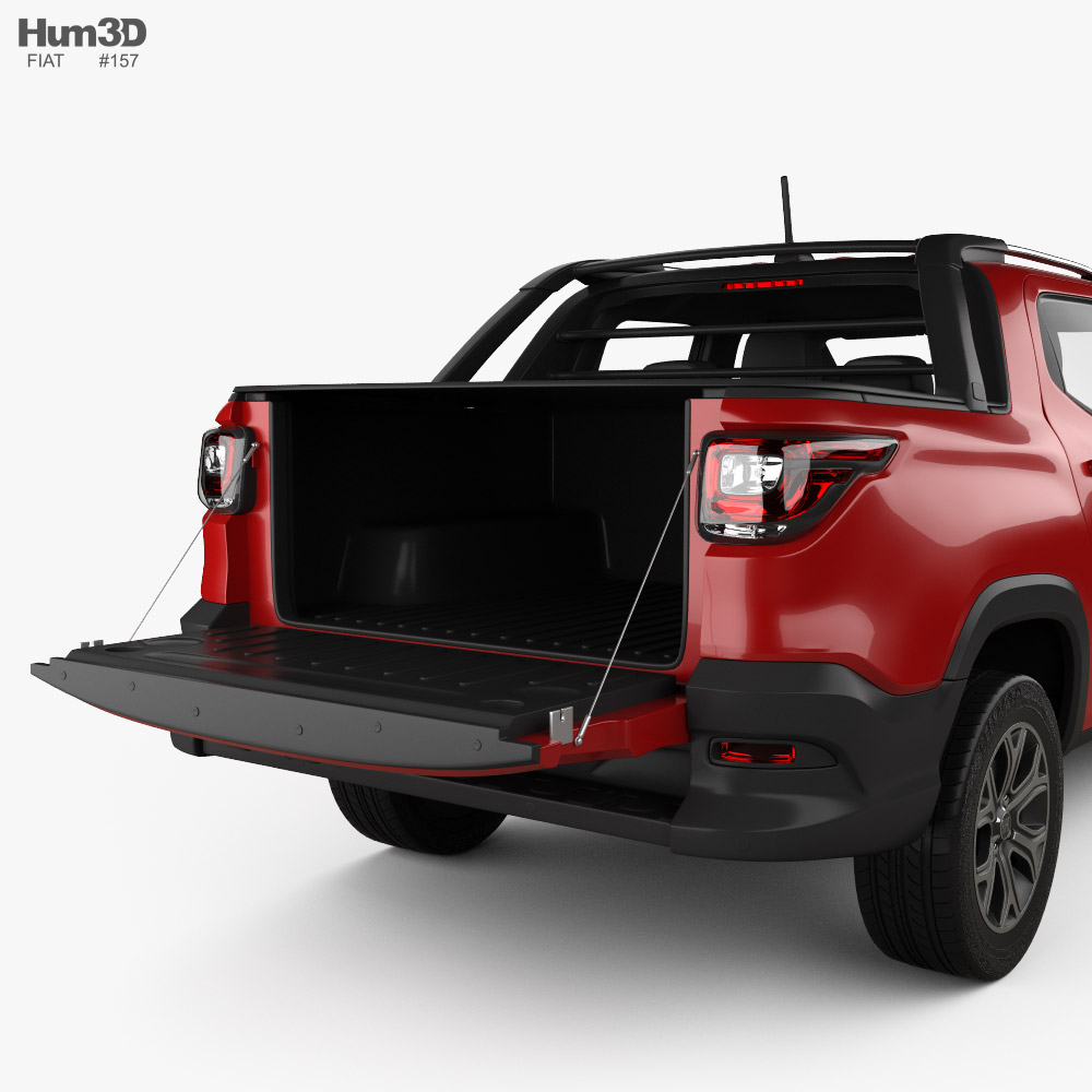 Fiat Strada CD Volcano con interior 2023 Modelo 3D - Descargar Pickup ...