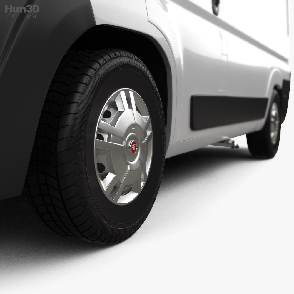 Fiat Ducato Panel Van L1H1 2009 3D model - Download Van on 3DModels.org