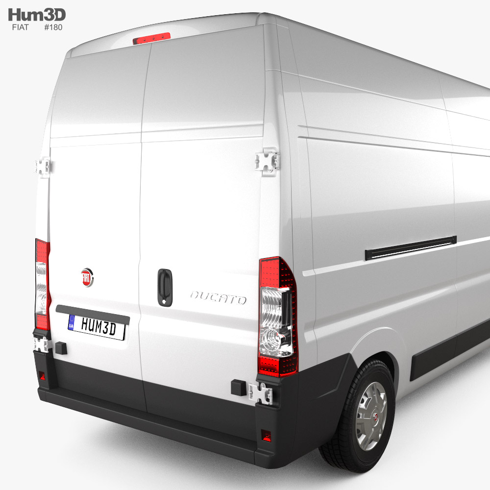 Fiat Ducato Panel Van L3H3 2009 3D model - Download Van on 3DModels.org