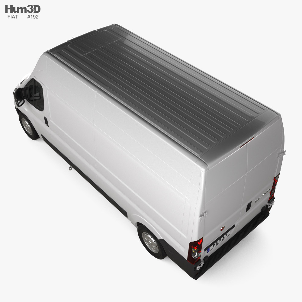 Fiat Ducato Panel Van L3H3 2017 3D model - Download Van on 3DModels.org