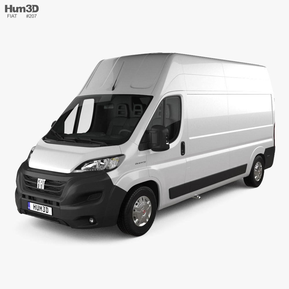 Fiat Ducato Panel Van L3H3 2024 3D model - Download Van on 3DModels.org