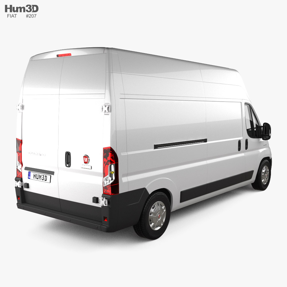 Fiat Ducato Panel Van L3H3 2024 3D model - Download Van on 3DModels.org