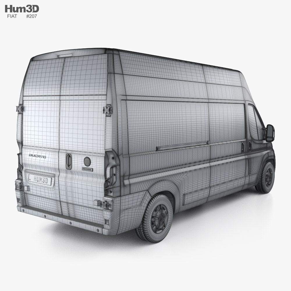 Fiat Ducato Panel Van L3H3 2024 3D model - Download Van on 3DModels.org