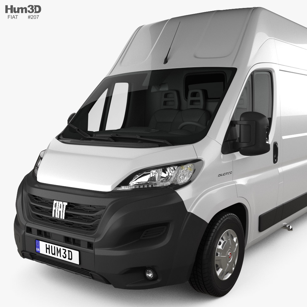 Fiat Ducato Panel Van L3H3 2024 3D model - Download Van on 3DModels.org