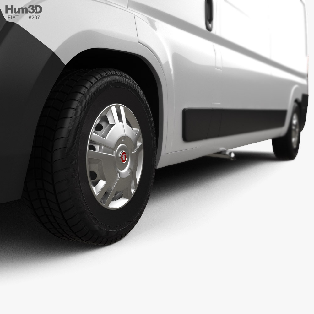 Fiat Ducato Panel Van L3H3 2024 3D model - Download Van on 3DModels.org