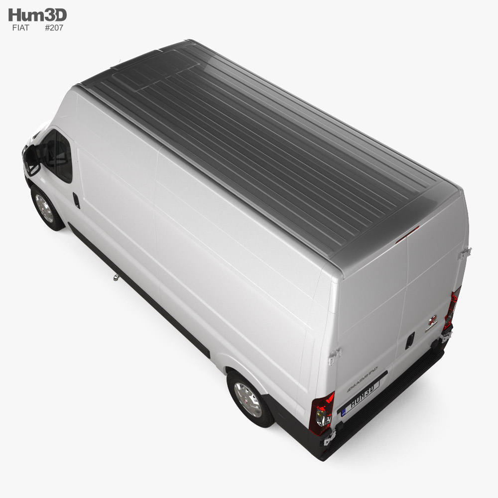Fiat Ducato Panel Van L3H3 2024 3D model - Download Van on 3DModels.org