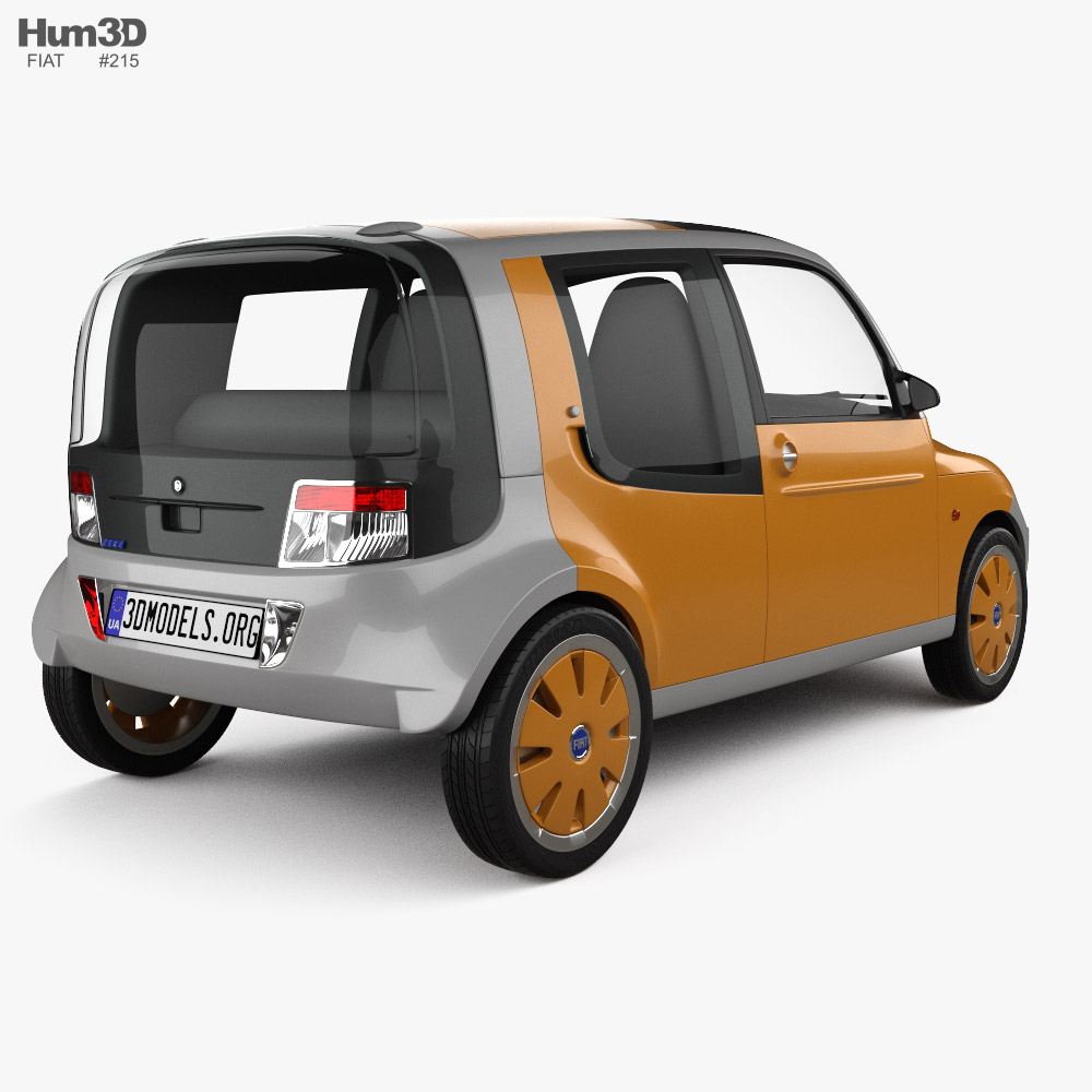 Fiat Ecobasic 2002 3D model - Download Hatchback on 3DModels.org
