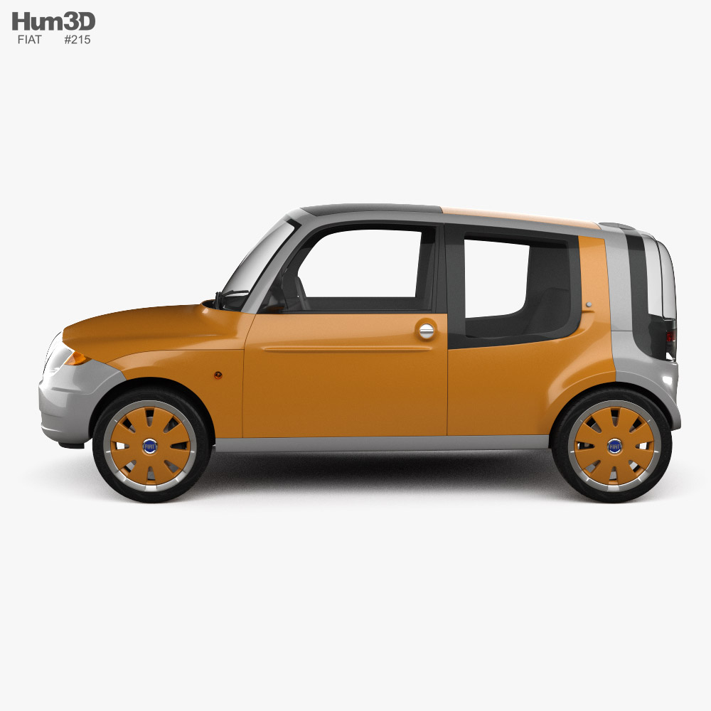 Fiat Ecobasic 2002 3D model - Download Hatchback on 3DModels.org