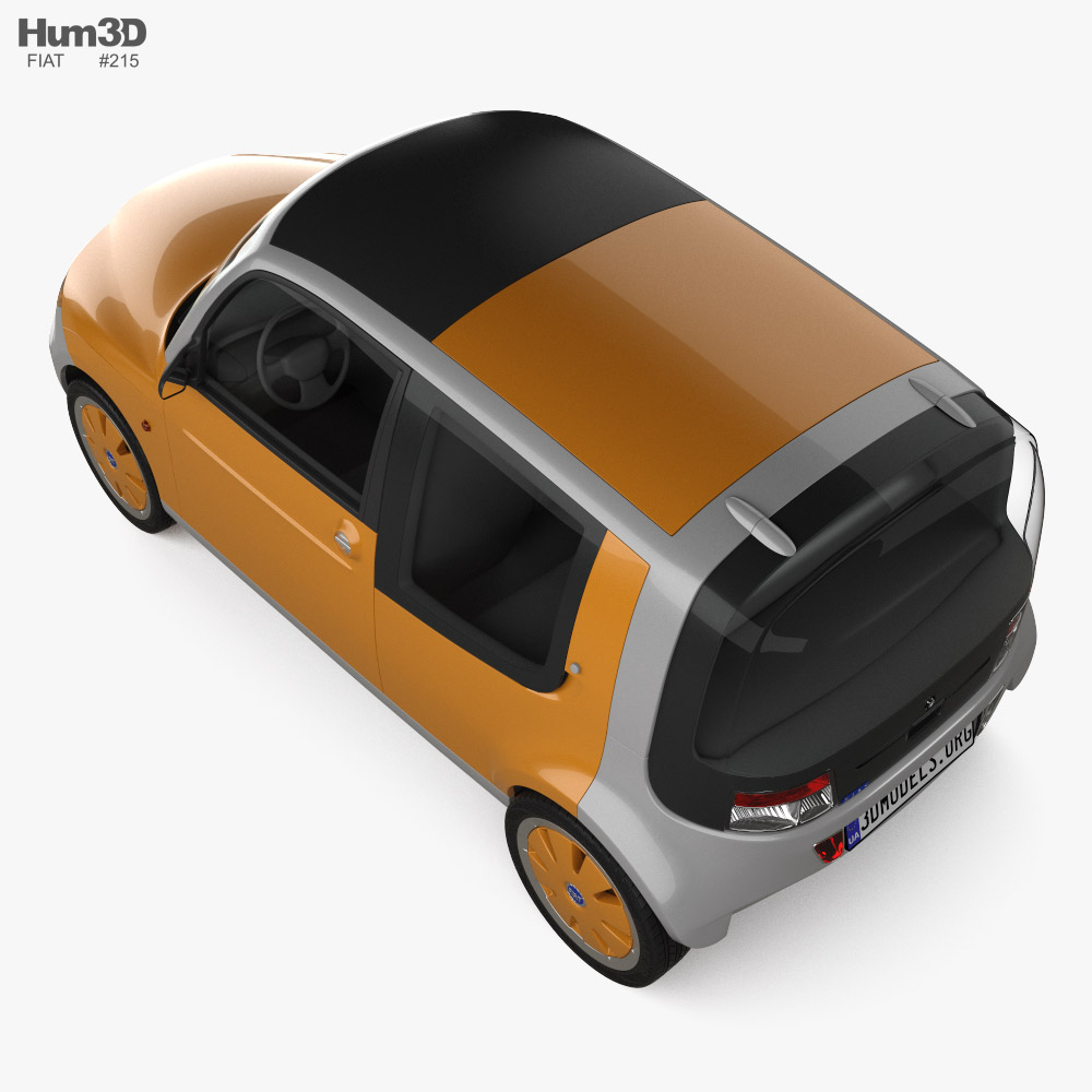 Fiat Ecobasic 2002 3D model - Download Hatchback on 3DModels.org
