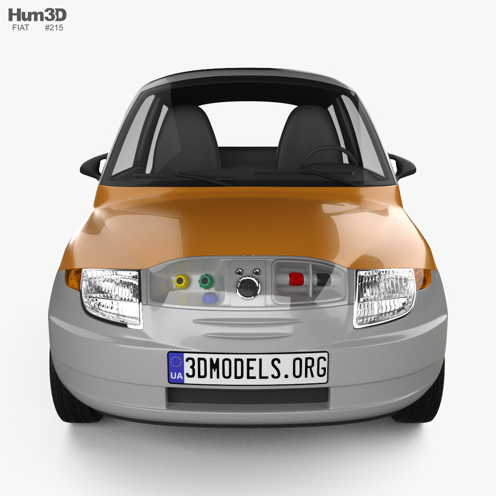 Fiat Ecobasic 2002 3D model - Download Hatchback on 3DModels.org