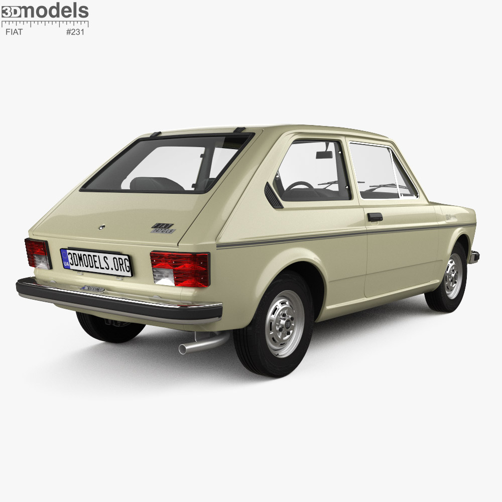 Fiat 147 GLS 1982 3D 모델 - 다운로드 Hatchback on 3DModels.org