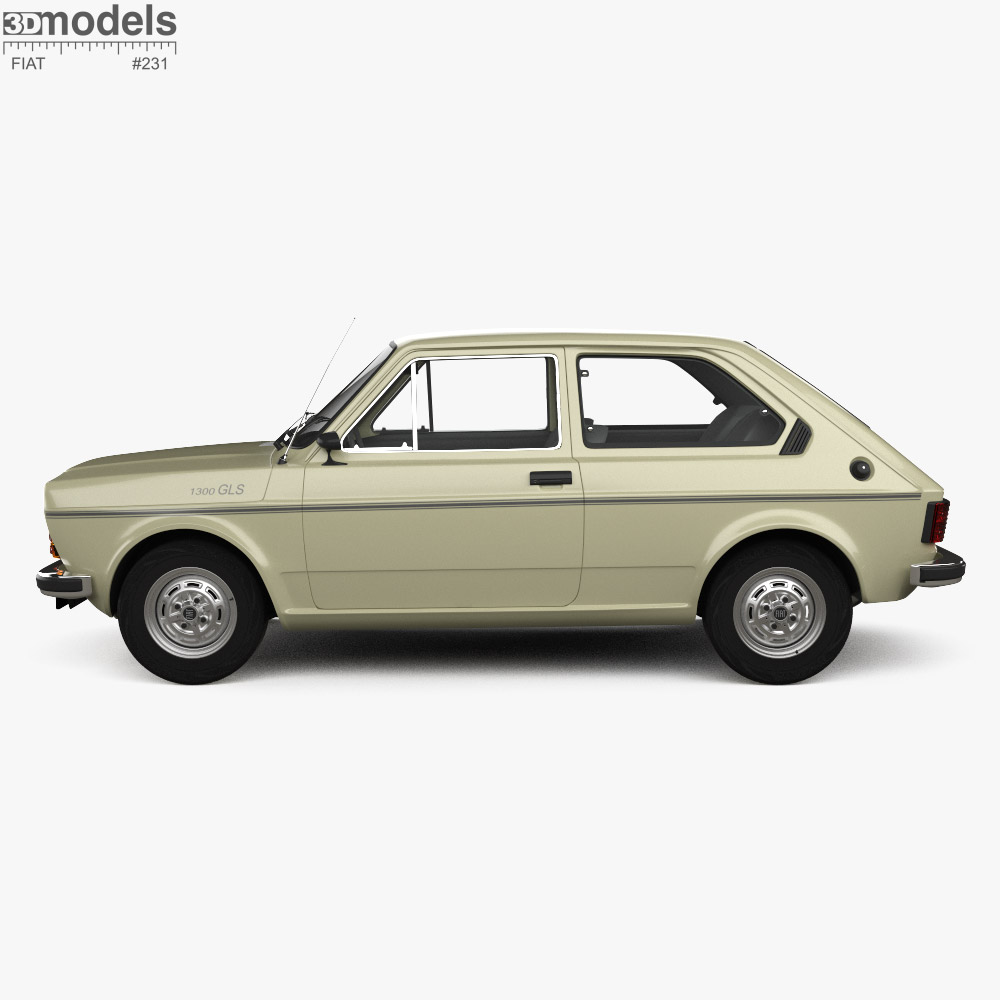 Fiat 147 GLS 1982 Modelo 3D - Descargar Hatchback activado 3DModels.org